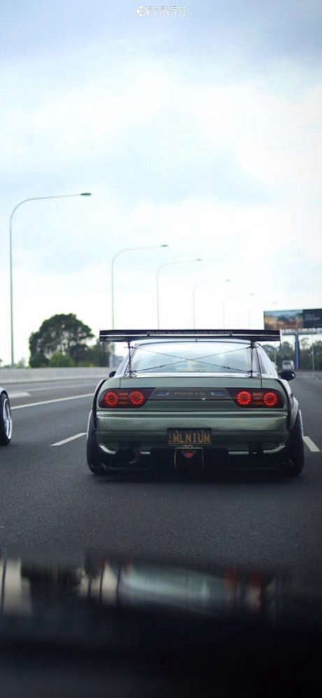 1994 Nissan 240SX with 18x10 -7 SSR Sp5 and 225/40R18 Federal 595 Rs-rr ...