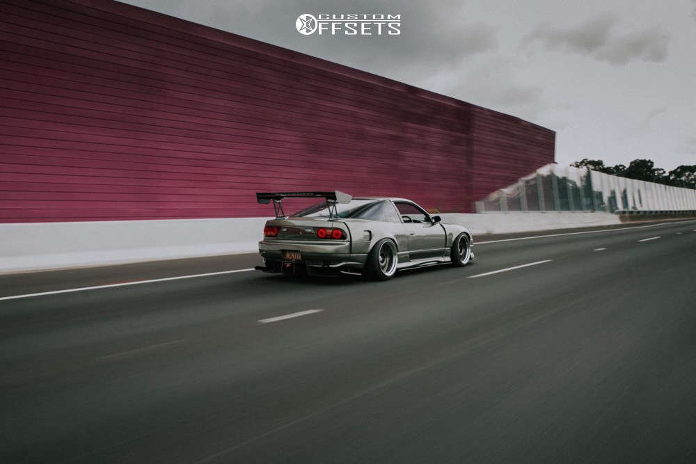 1994 Nissan 240SX with 18x10 -7 SSR Sp5 and 225/40R18 Federal 595 Rs-rr ...