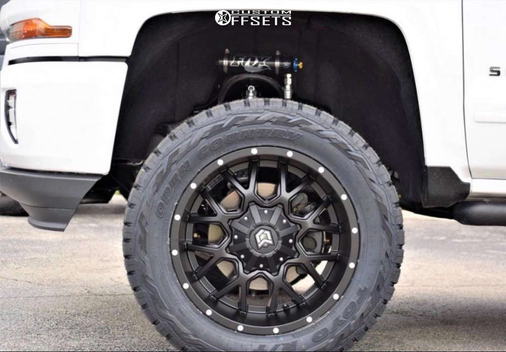 2018 Chevrolet Silverado 1500 with 20x10 -19 Dropstars 645b and 295 ...