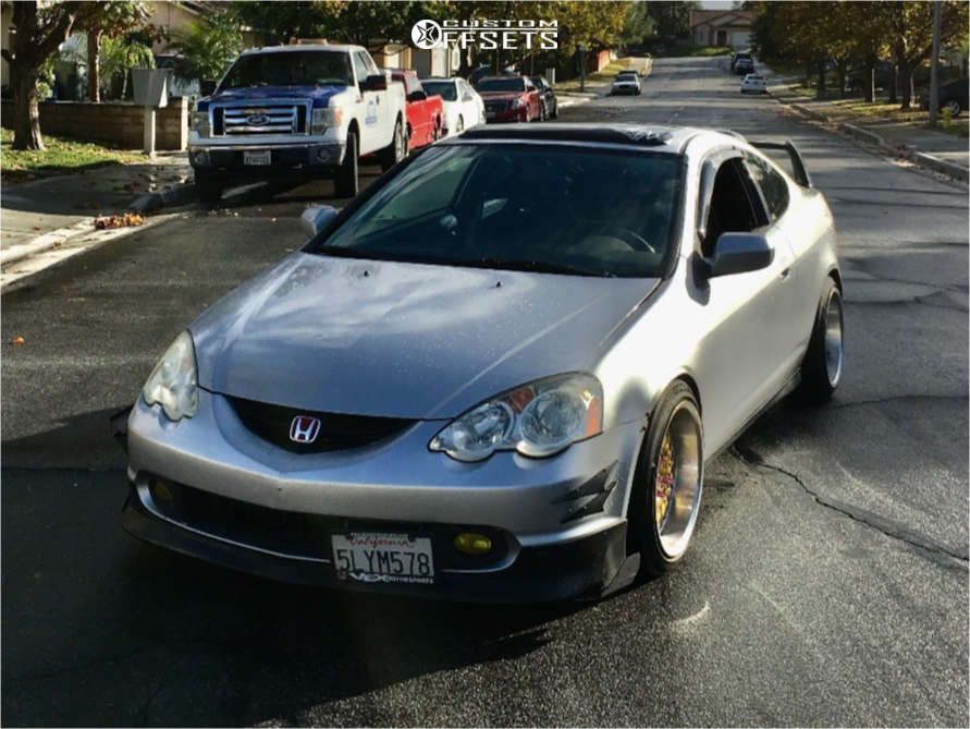 2002 Acura RSX with 17x9 23 BBS Lm and 215/25R17 Firestone All Season ...