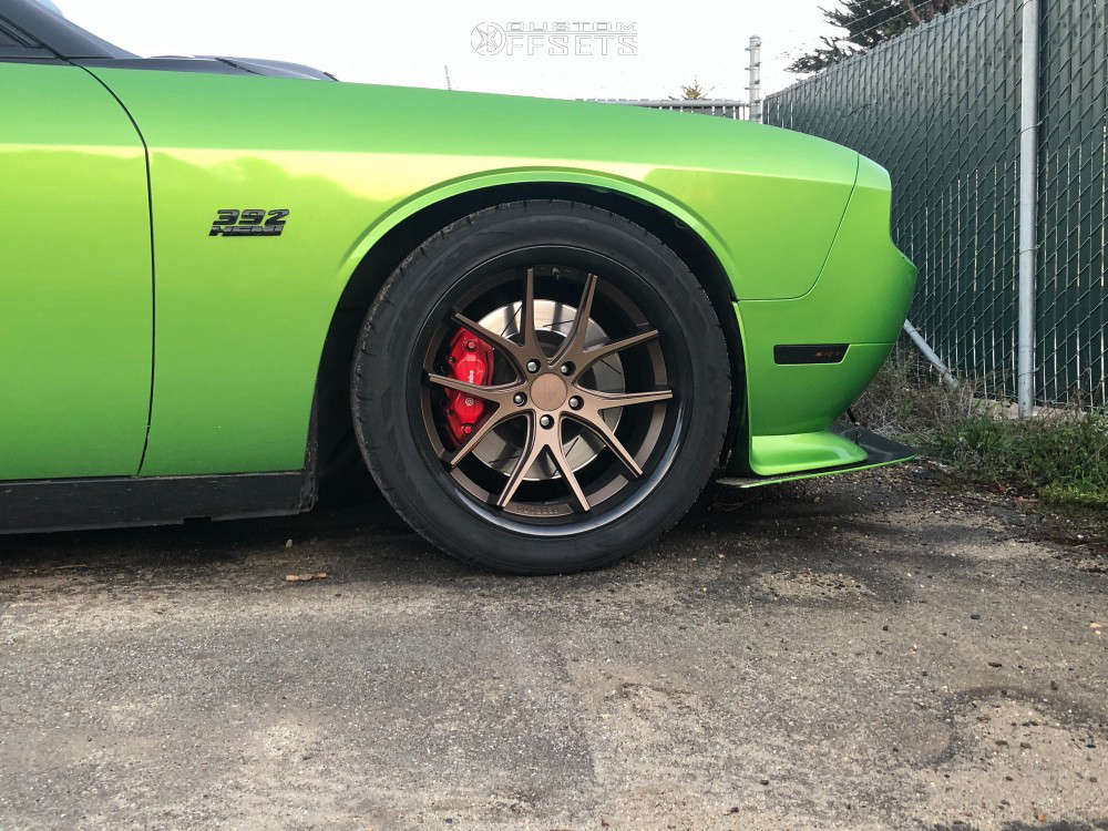 2011 Dodge Challenger with 20x9 15 Ferrada FR2 and 275/40R20 Nitto ...