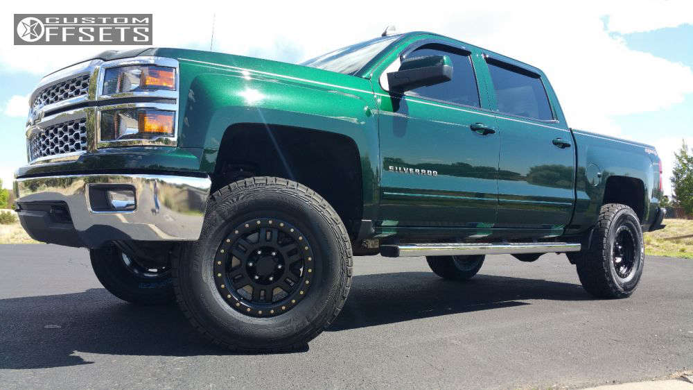 2015 Chevrolet Silverado 1500 with 17x8.5 0 Vision Manx and 315/70R17 ...