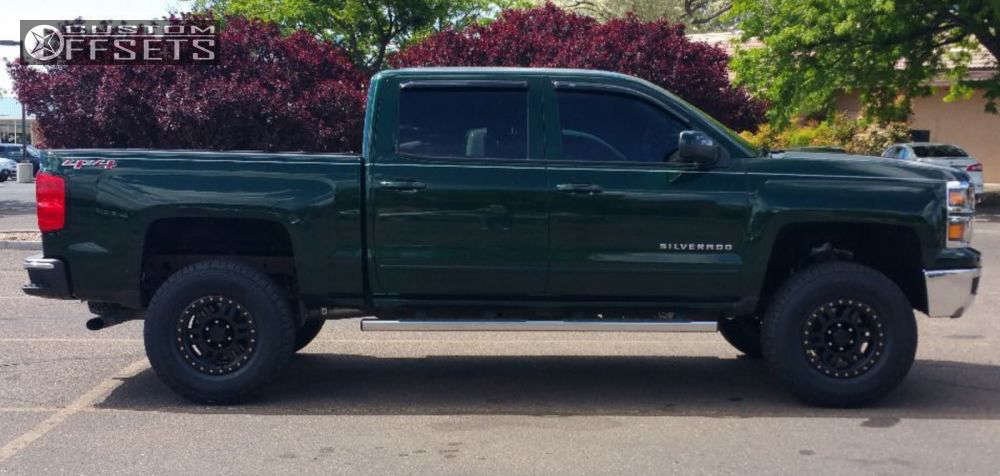 2015 Chevrolet Silverado 1500 with 17x8.5 0 Vision Manx and 315/70R17 ...