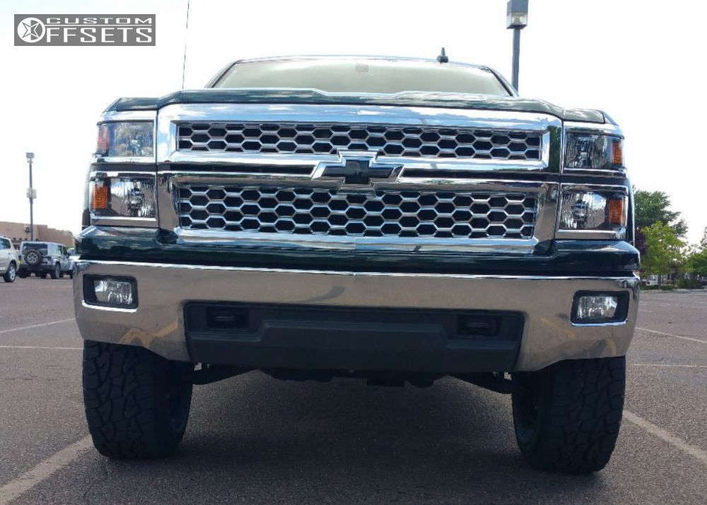 2015 Chevrolet Silverado 1500 with 17x8.5 0 Vision Manx and 315/70R17 ...