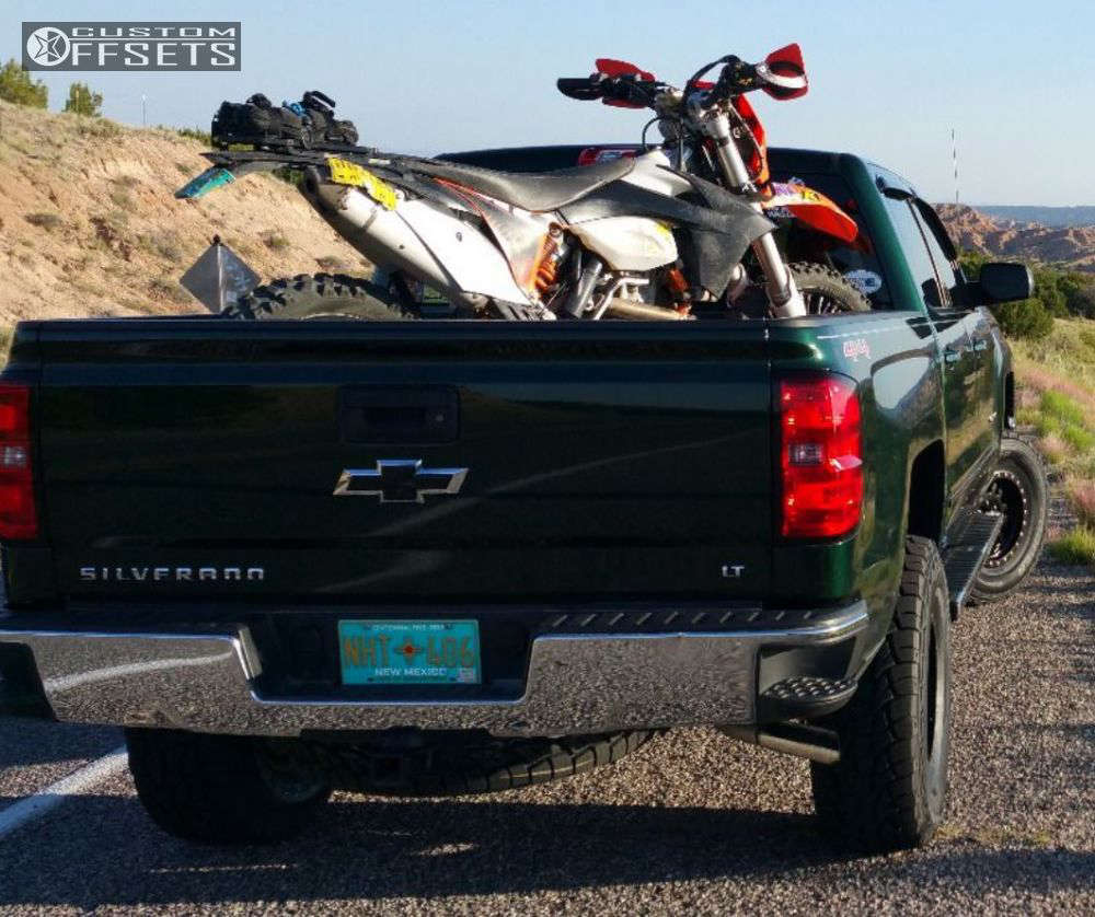 2015 Chevrolet Silverado 1500 with 17x8.5 0 Vision Manx and 315/70R17 ...