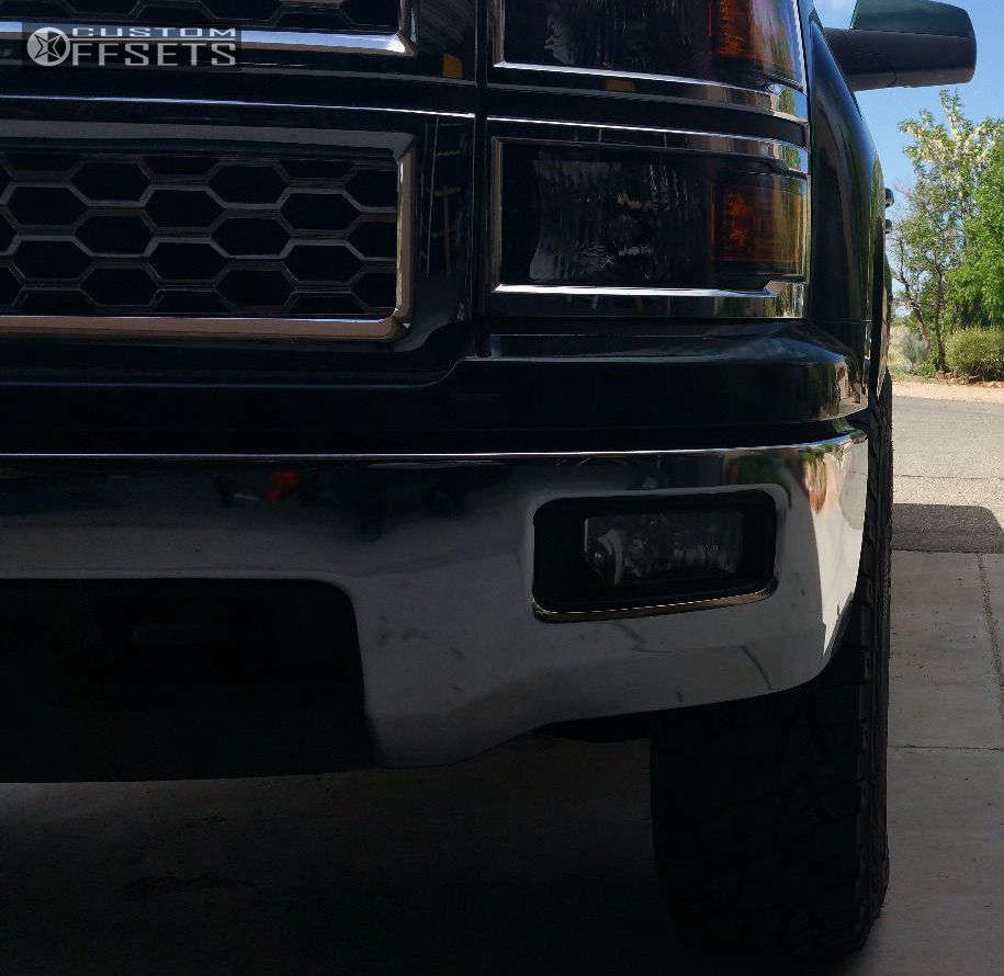 2015 Chevrolet Silverado 1500 with 17x8.5 0 Vision Manx and 315/70R17 ...