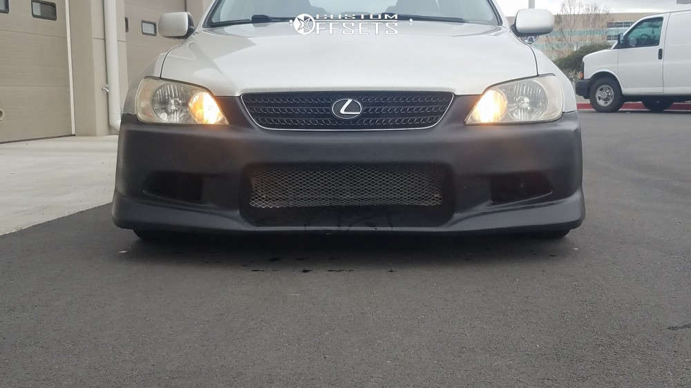 2002 Lexus IS300 with 18x8 35 Konig Oversteer and 215/40R18 Federal ...