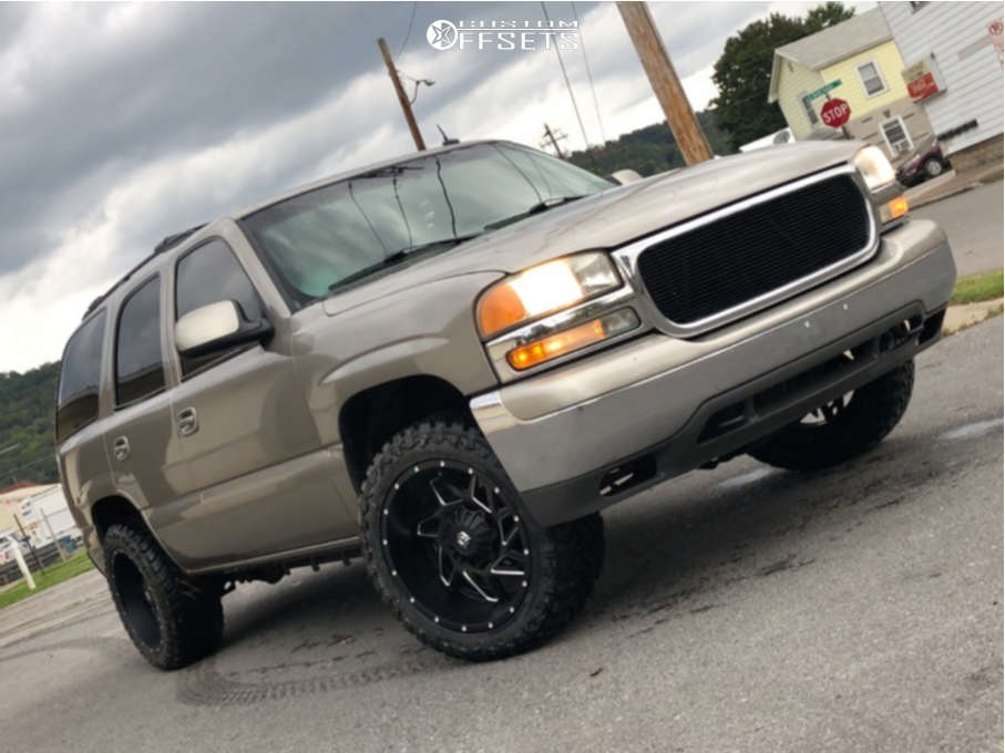 2002 GMC Yukon with 20x10 -25 Dropstars 652bm and 285/50R20 Atturo ...