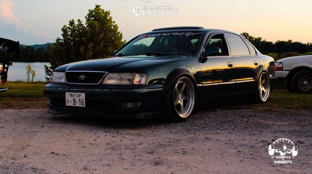 1999 Toyota Avalon with 19x9.5 22 Zedd Sl5 and 225/40R19 Michelin Pilot ...