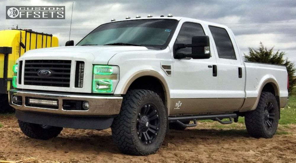 2008 Ford F-250 Super Duty with 20x9 18 XD XD778 and 35/12.5R20 Nitto ...