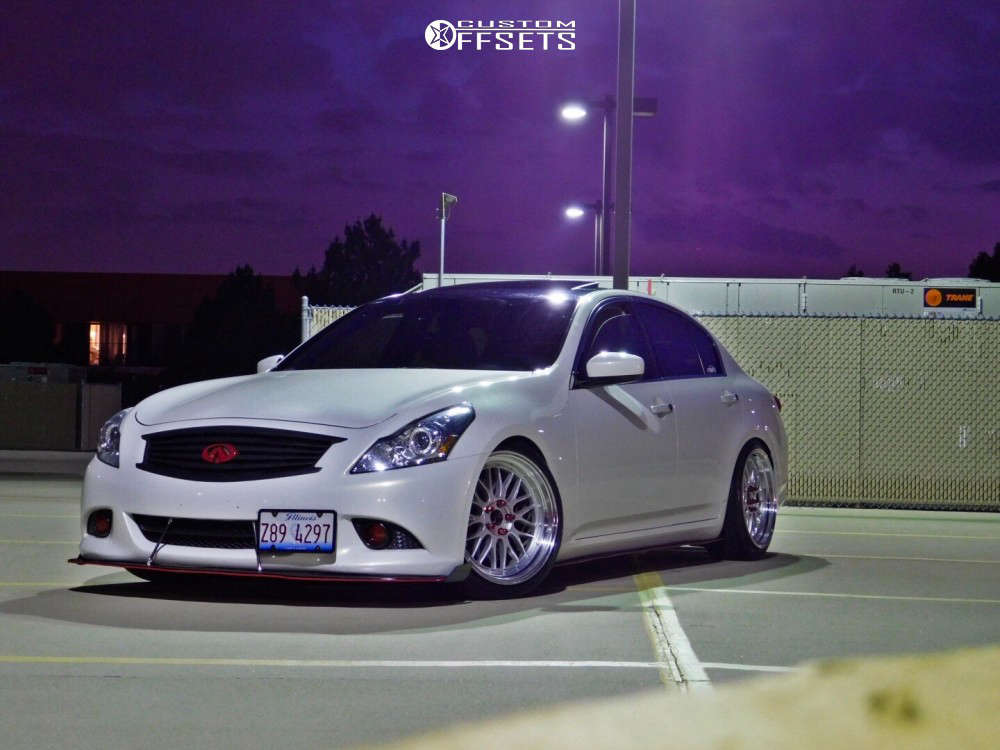 2013 INFINITI G37 with 19x9.5 35 JNC JNC005 and 225/40R19 Westlake Sa07 ...