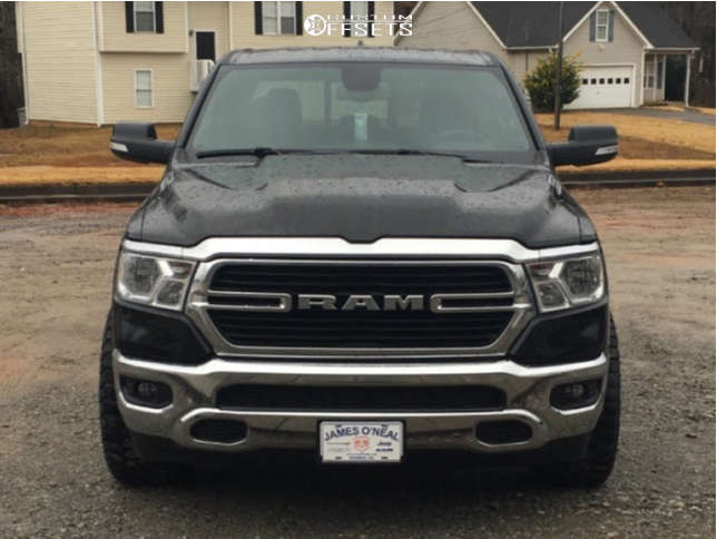 2019 Ram 1500 with 20x10 -19 Hostile Sprocket and 305/55R20 AMP Terrain ...