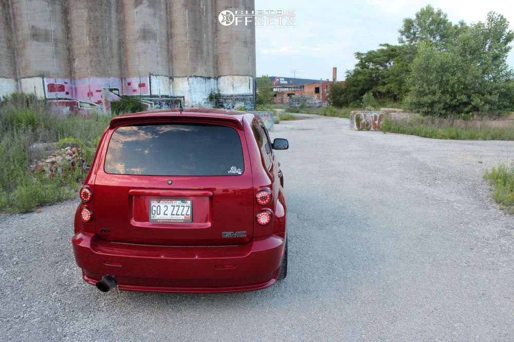 2010 Chevrolet HHR with 18x8 40 Enkei Pf01 and 255/35R18 Bridgestone ...