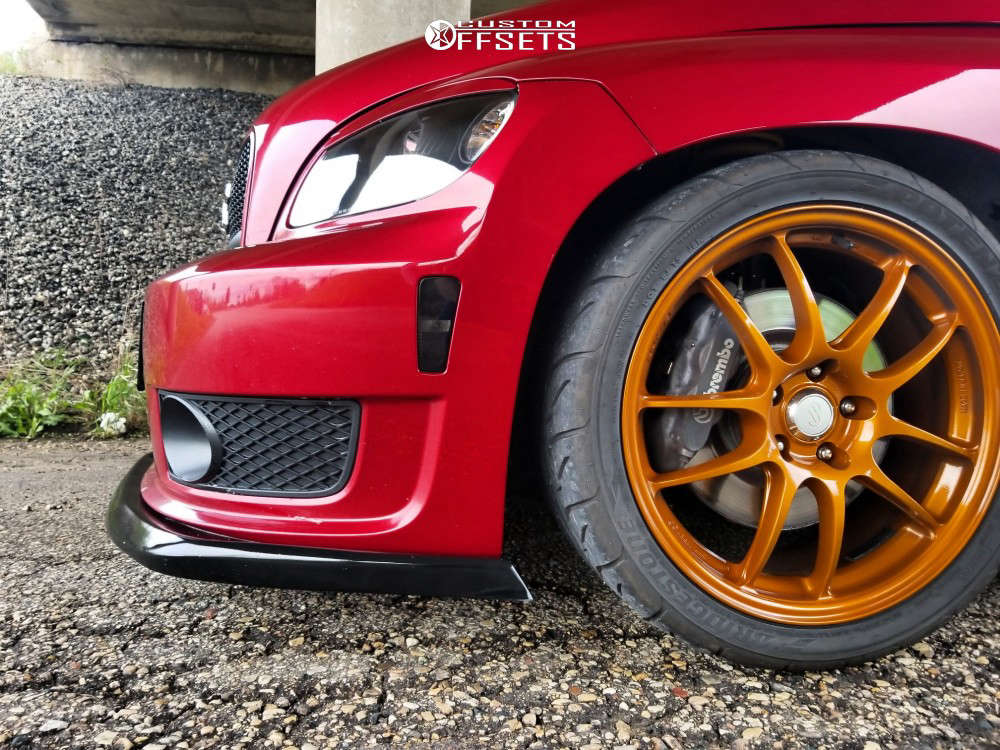 2010 Chevrolet HHR with 18x8 40 Enkei Pf01 and 255/35R18 Bridgestone ...