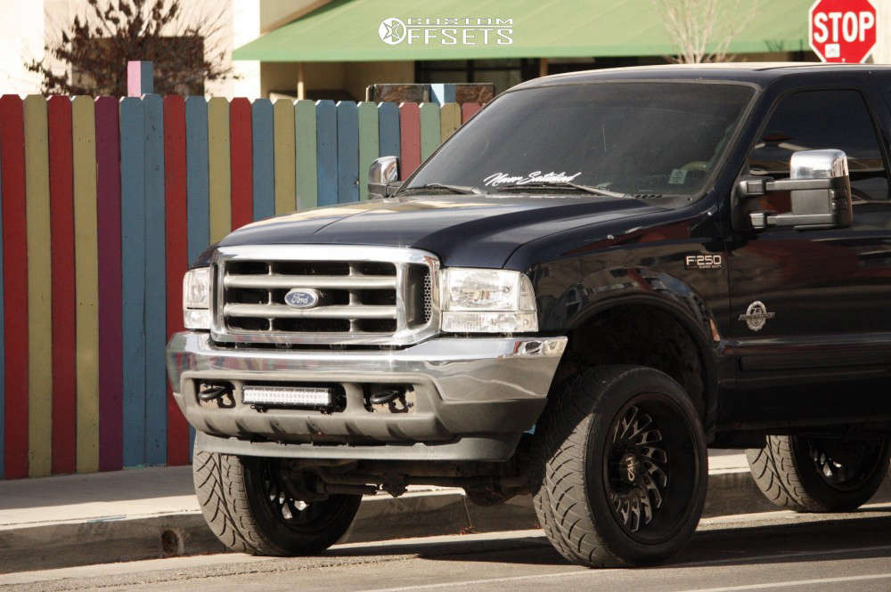 2002 Ford F-250 Super Duty with 22x12 -51 Cali Offroad Switchback and ...