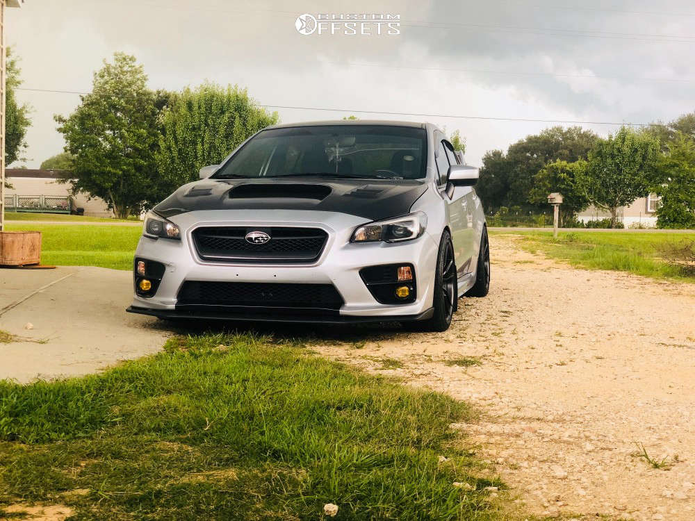 2017 Subaru WRX Wheel Offset Poke Coilovers | 547322 | Custom Offsets