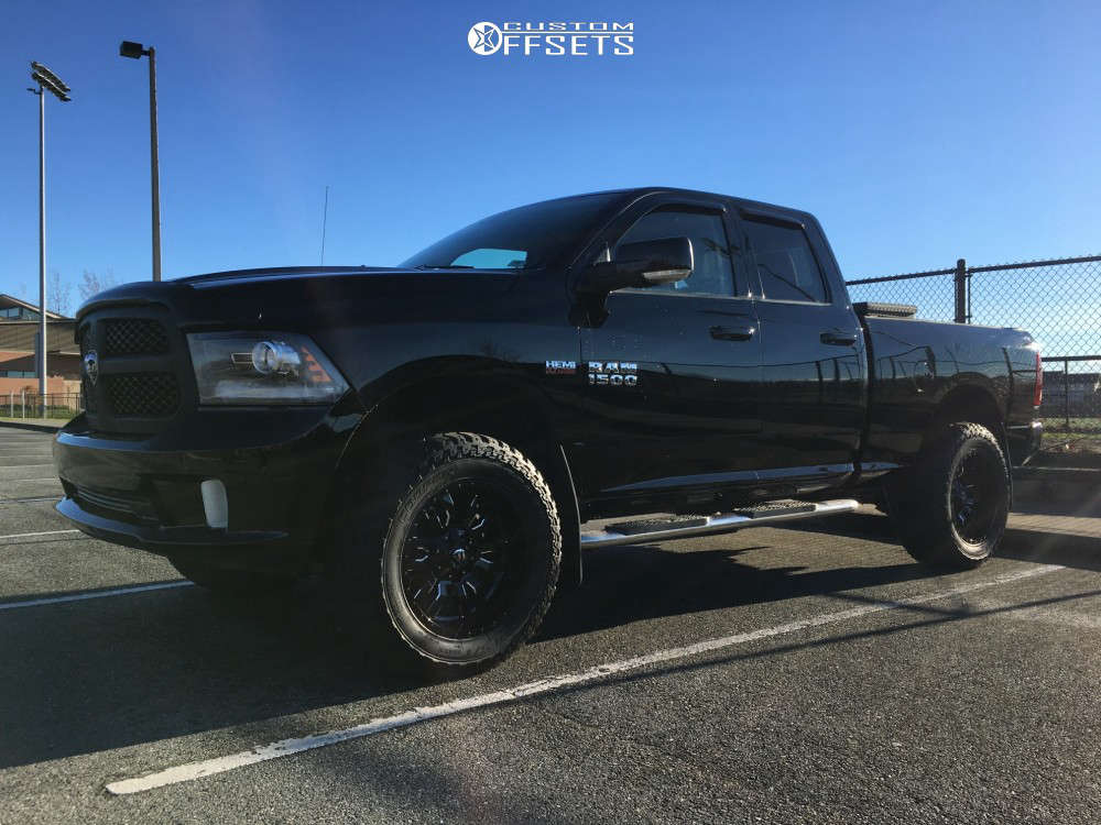2014 Ram 1500 with 20x10 -18 Fuel Sledge and 35/12.5R20 Cooper ...
