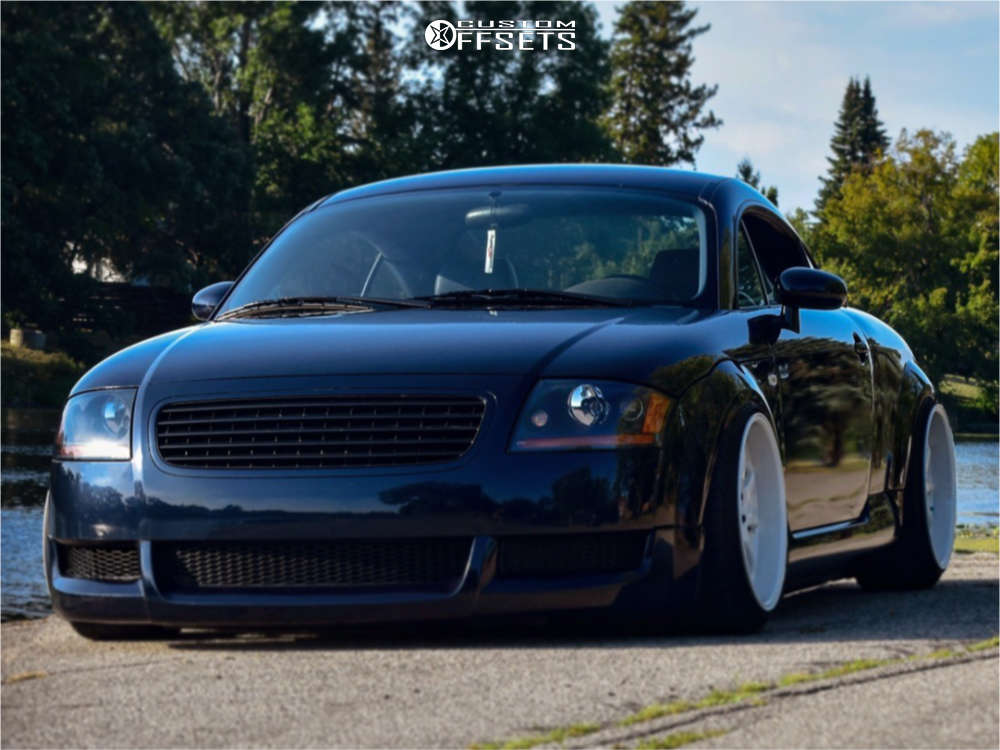 2002 Audi TT Quattro with 18x10 18 Work Xd9 and 225/40R18 Nitto Neo Gen ...