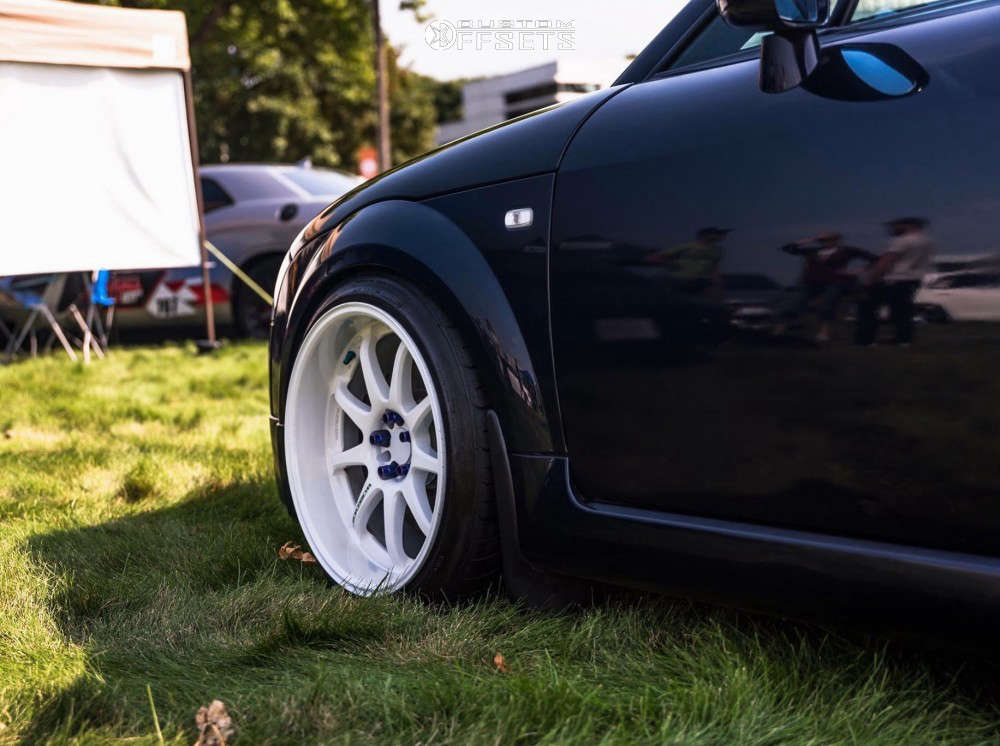 2002 Audi TT Quattro with 18x10 18 Work Xd9 and 225/40R18 Nitto Neo Gen ...