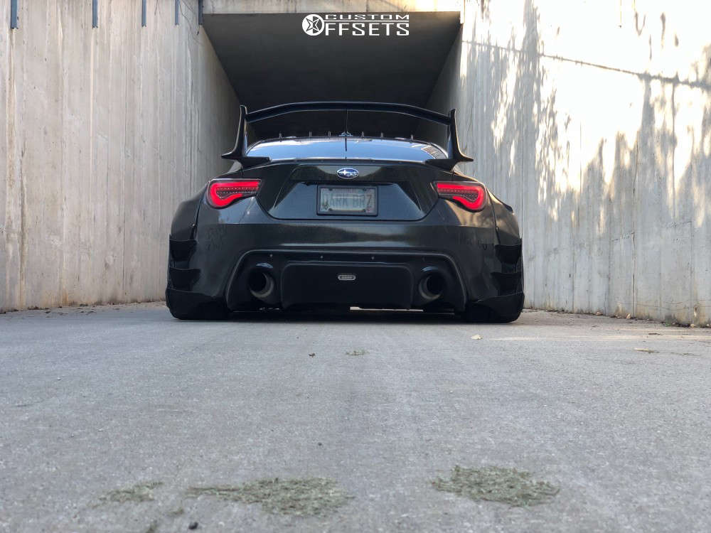 2014 Subaru BRZ with 18x10.5 -14 CCW D59 and 265/35R18 Toyo Tires ...