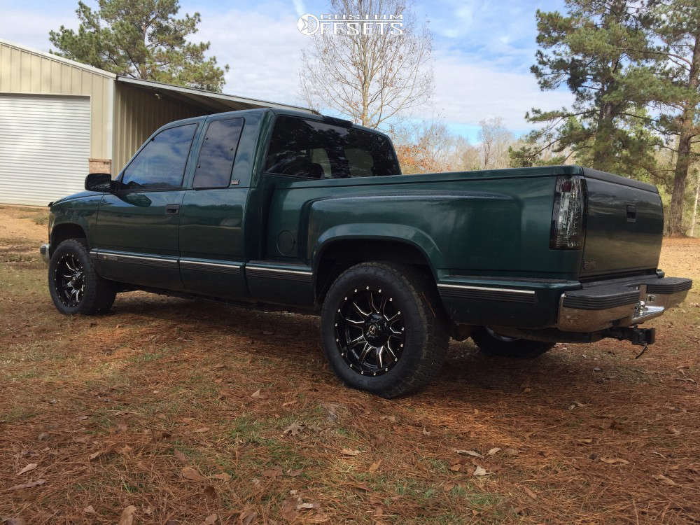1996 Chevrolet C1500 with 18x9 -12 Fuel Vandal and 265/60R18 Nitto ...
