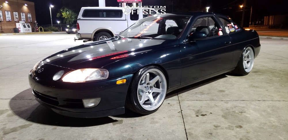 1992 Lexus SC400 with 18x10.5 15 Miro Type 398 and 225/40R18 Hankook ...