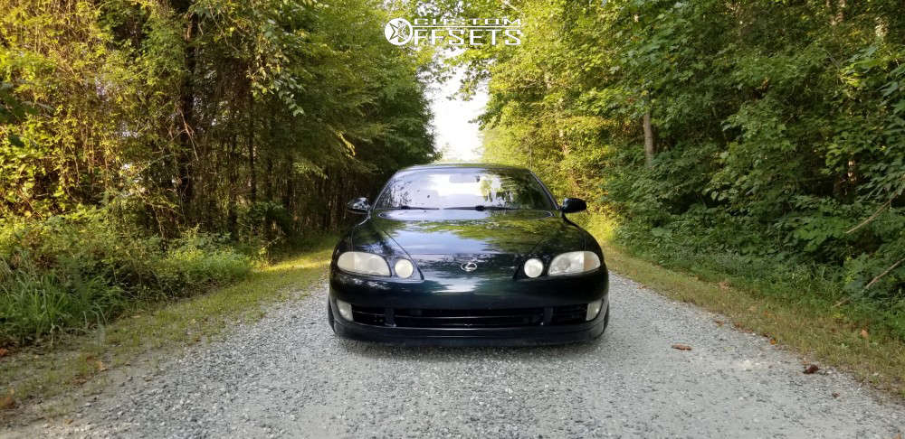 1992 Lexus SC400 with 18x10.5 15 Miro Type 398 and 225/40R18 Hankook ...