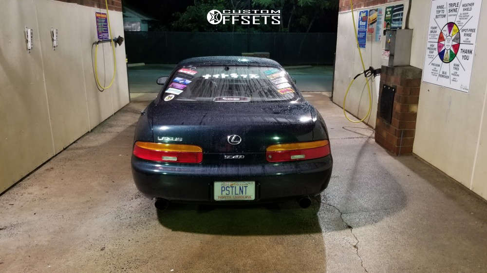 1992 Lexus SC400 with 18x10.5 15 Miro Type 398 and 225/40R18 Hankook ...