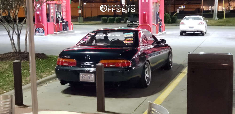 1992 Lexus SC400 with 18x10.5 15 Miro Type 398 and 225/40R18 Hankook ...