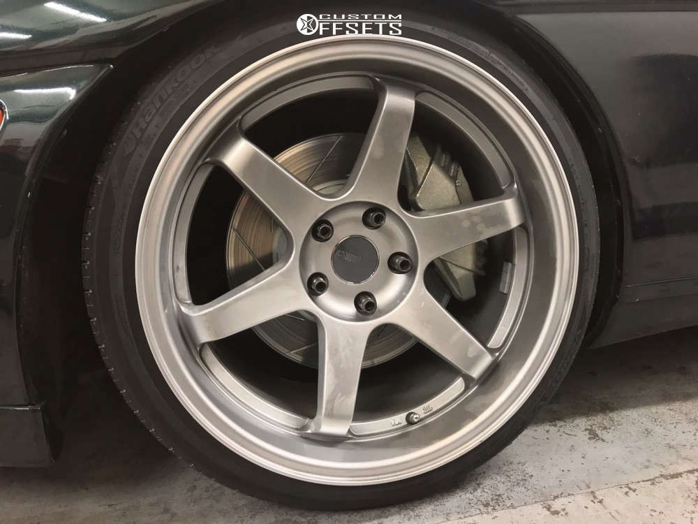 1992 Lexus SC400 with 18x10.5 15 Miro Type 398 and 225/40R18 Hankook ...