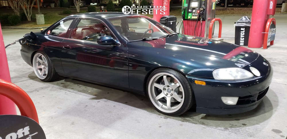 1992 Lexus SC400 with 18x10.5 15 Miro Type 398 and 225/40R18 Hankook ...