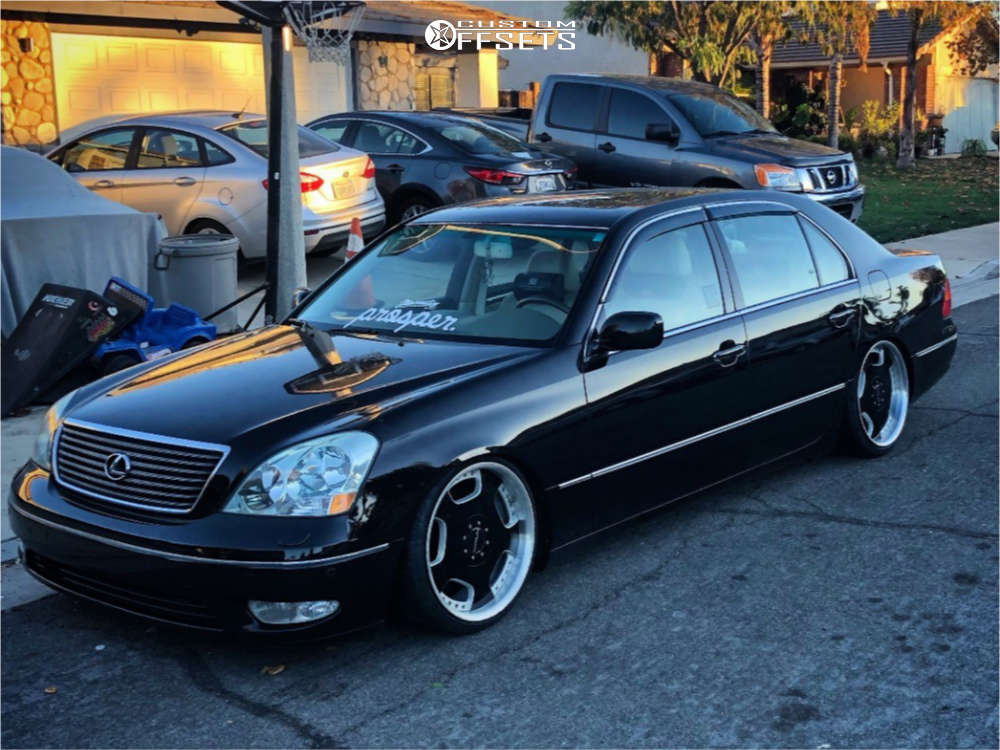 2003 Lexus LS430 with 19x9 24 Wald Duchatelet and 215/35R19 Accelera ...