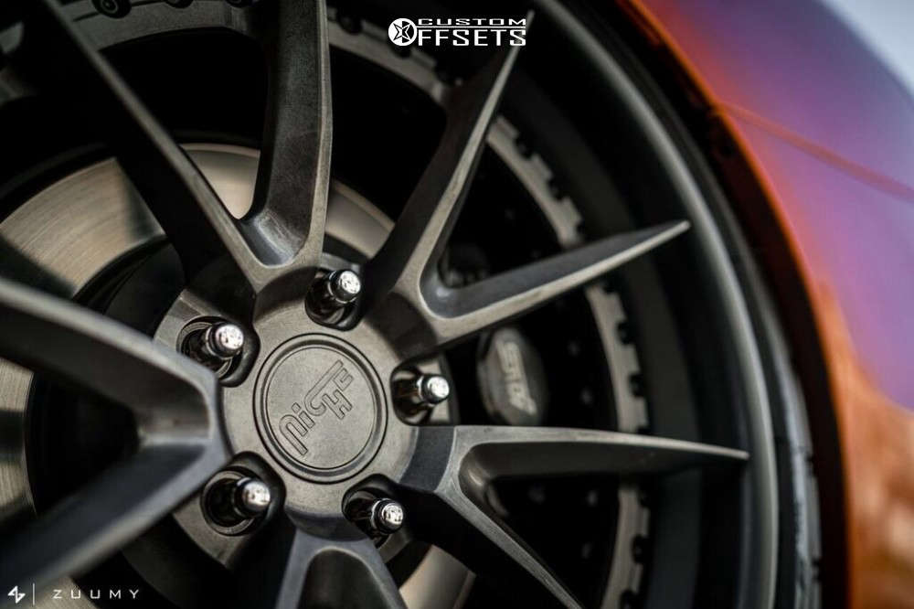 2017 Subaru WRX STI with 18x9.5 25 Niche Sector and 235/40R18 ...