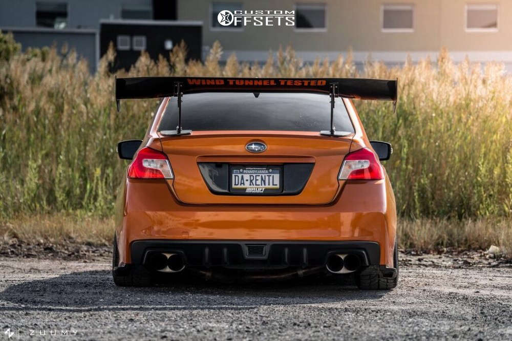 2017 Subaru WRX STI with 18x9.5 25 Niche Sector and 235/40R18 ...