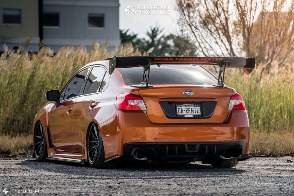 2017 Subaru WRX STI with 18x9.5 25 Niche Sector and 235/40R18 ...