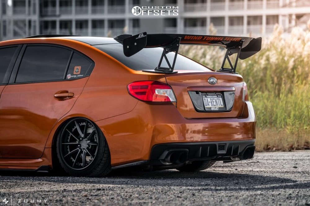 2017 Subaru WRX STI with 18x9.5 25 Niche Sector and 235/40R18 ...