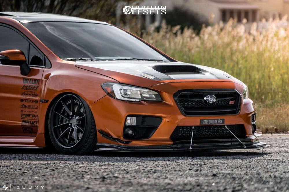 2017 Subaru WRX STI with 18x9.5 25 Niche Sector and 235/40R18 ...