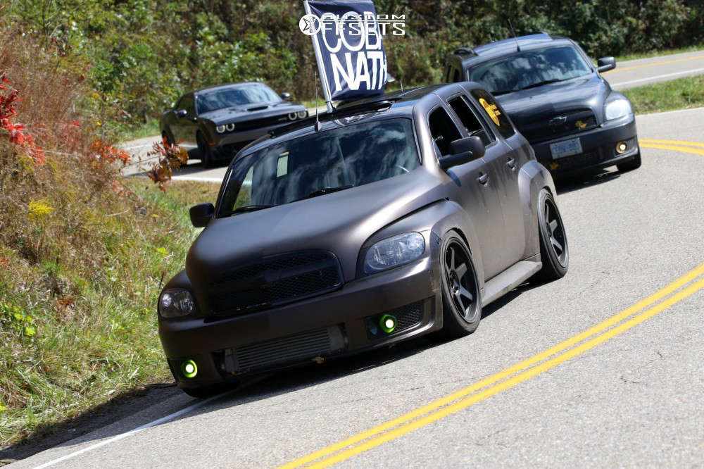 2008 Chevrolet HHR with 18x9.5 22 Varrstoen Es2 and 245/40R18 Federal ...