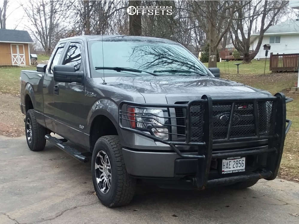 2012 Ford F-150 with 17x8.5 25 Vision Warrior and 245/75R17 Cooper ...