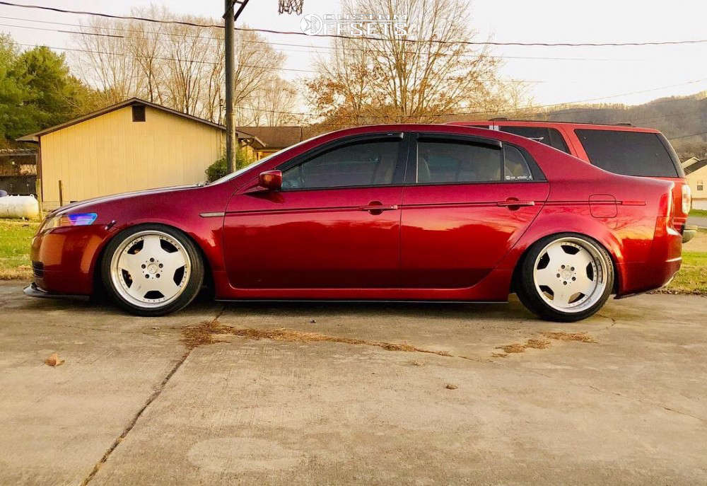 2006 Acura TL with 18x10 19 Starform Type-D Evolution and 235/40R18 ...