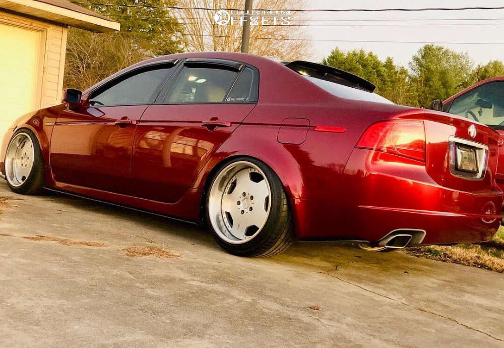 2006 Acura TL with 18x10 19 Starform Type-D Evolution and 235/40R18 ...