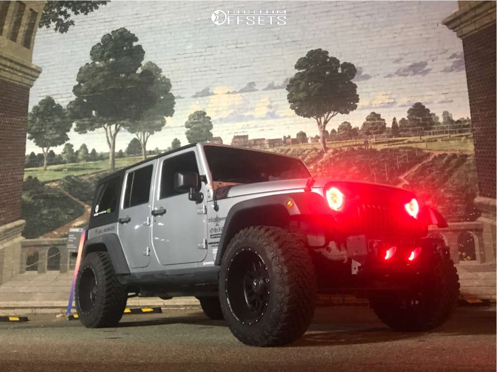 2012 Jeep Wrangler JK with 20x12 -44 Anthem Off-Road Gunner and 35/12 ...
