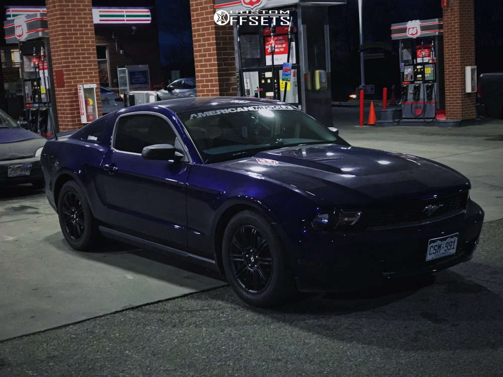 2010 Ford Mustang with 15x7 Drag Dr62 and 255/35R15 Michelin Premier A ...