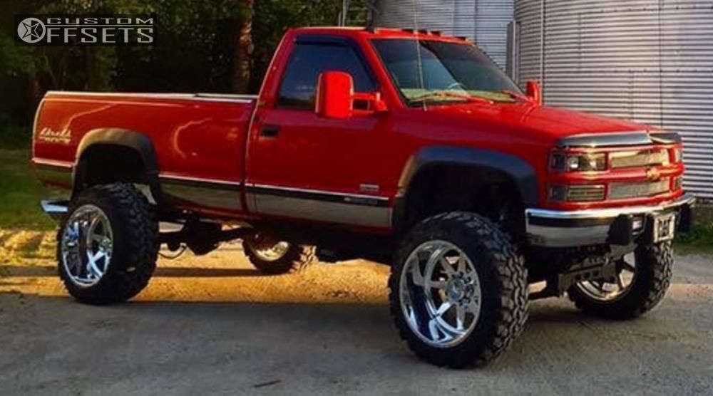 1997 Chevrolet K3500 with 22x14 -73 American Force INDEPENDENCE SS and ...