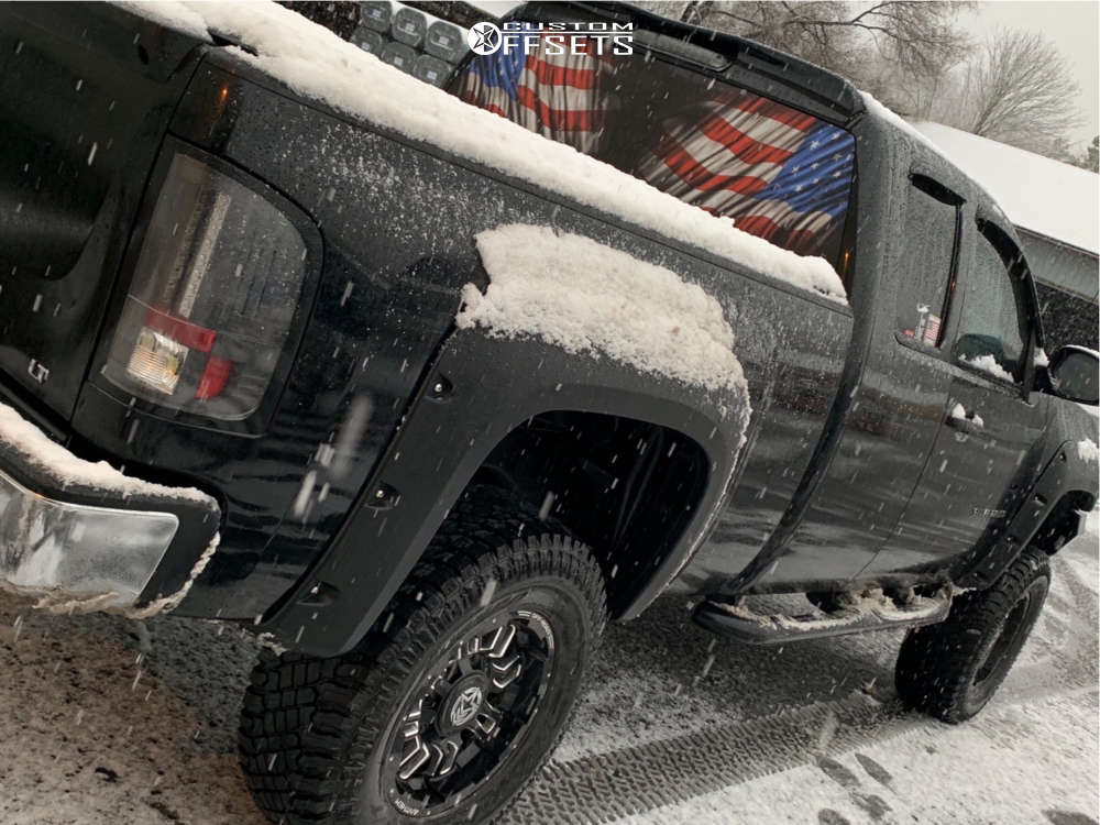2011 Chevrolet Silverado 1500 with 18x9 -12 Anthem Off-Road Enforcer ...