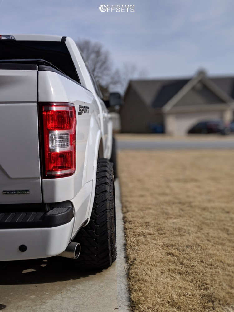 2018 Ford F-150 with 20x10 -19 Ballistic Rage and 33/12.5R20 Atturo Trail Blade Mt and Leveling ...