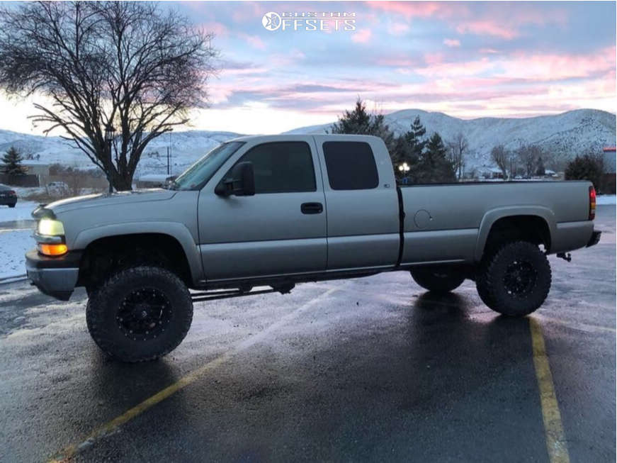 1999 Chevrolet Silverado 2500 with 17x9 1 Fuel Hostage and 35/12.5R17 ...