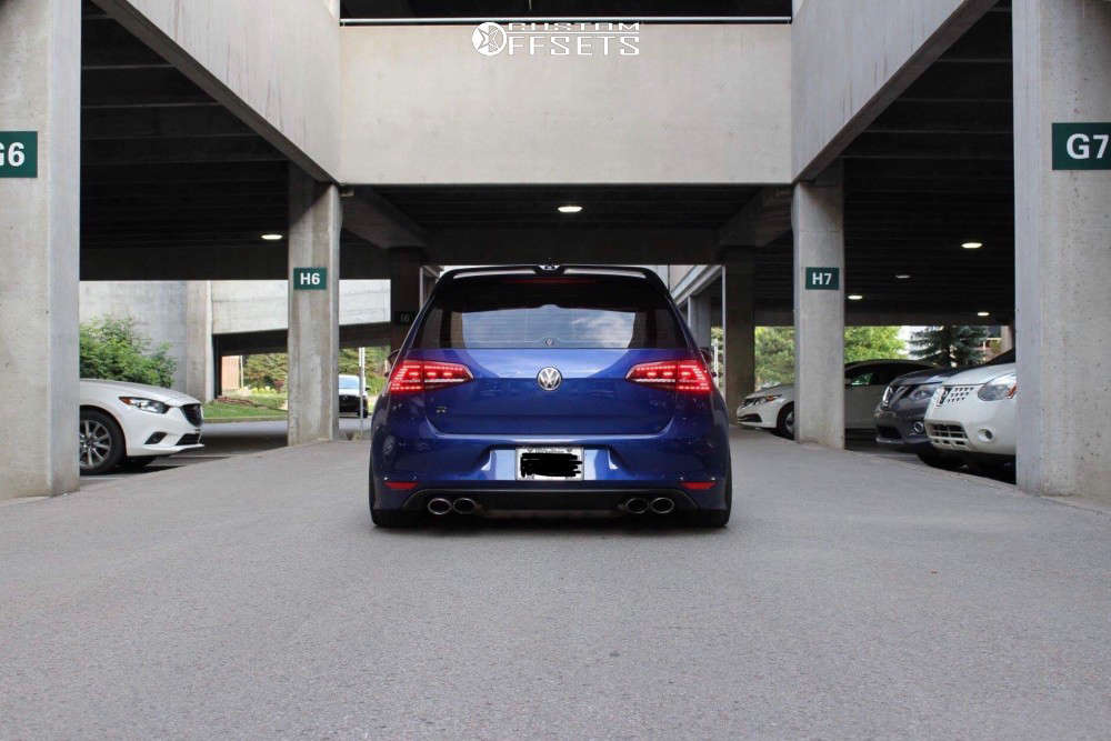 2016 Volkswagen Golf R with 19x8.5 45 Rotiform Kps and 215/35R19 ...