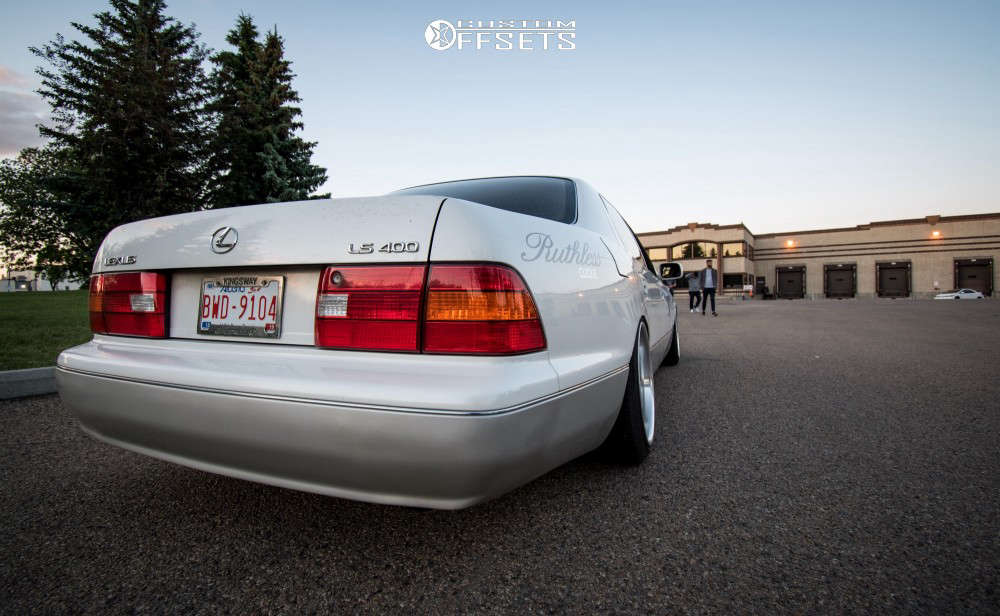 1999 Lexus LS400 with 18x10 12 Work Euroline and 225/40R18 Falken ...