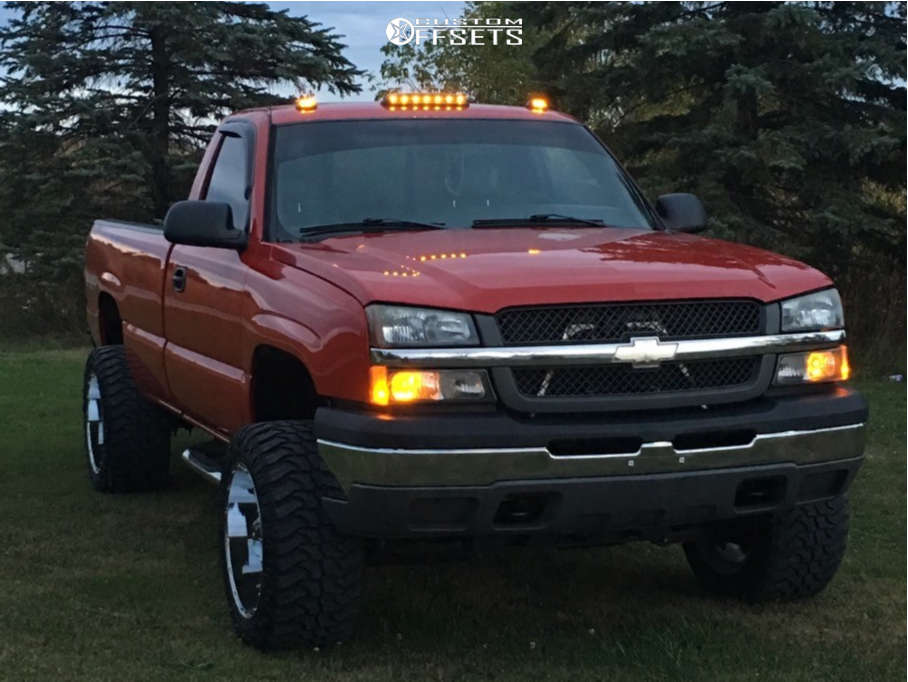 2005 Chevrolet Silverado 1500 with 20x12 -44 Fuel Hostage and 33/12 ...